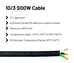 10/3 SOOW Cable Cord Wire - 10 Gauge 10 AWG 3 Conductor 600V Portable ...