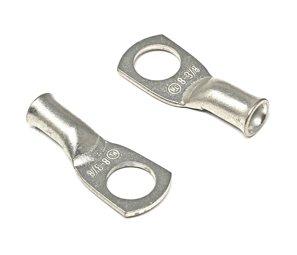 8 Gauge (AWG) Pure Copper Cable Lug Connector Ring Terminals – Windy ...