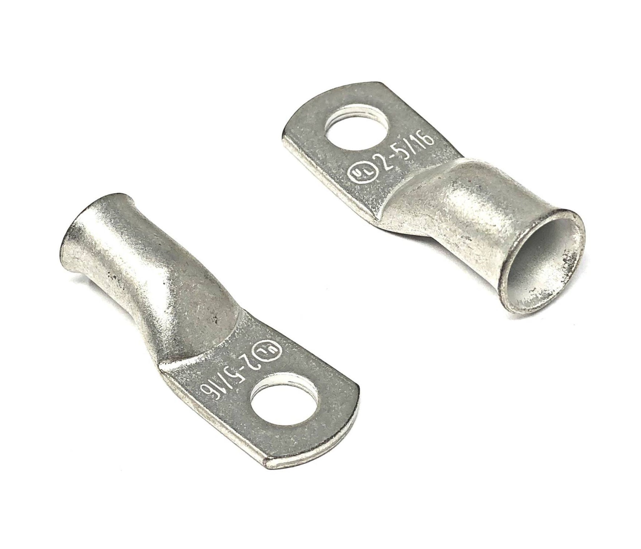 2 Gauge (AWG) Pure Copper Cable Lug Connector Ring Terminals – Windy ...