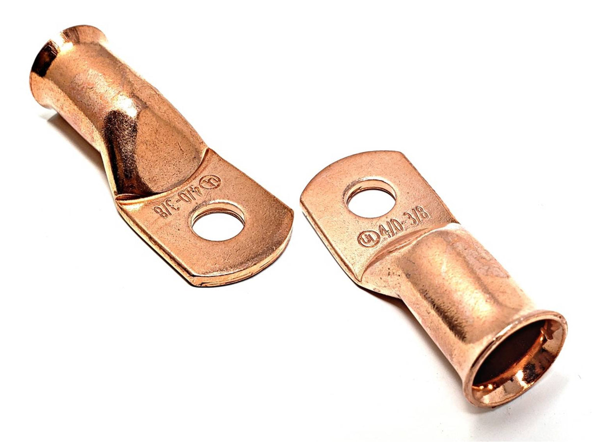 4/0 Gauge (AWG) Pure Copper Cable Lug Connector Ring Terminals – Windy ...