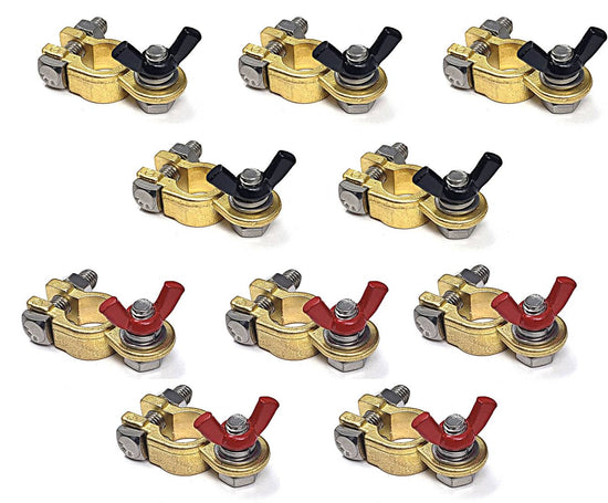 Marine Grade Battery Terminal Top Post Kit for RV, Trucks, Boats, Cars ...